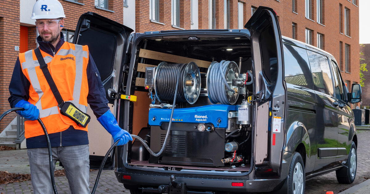 AquaJet Van Pack Jetter | Sewer and Drain Jetting Machines | Rioned