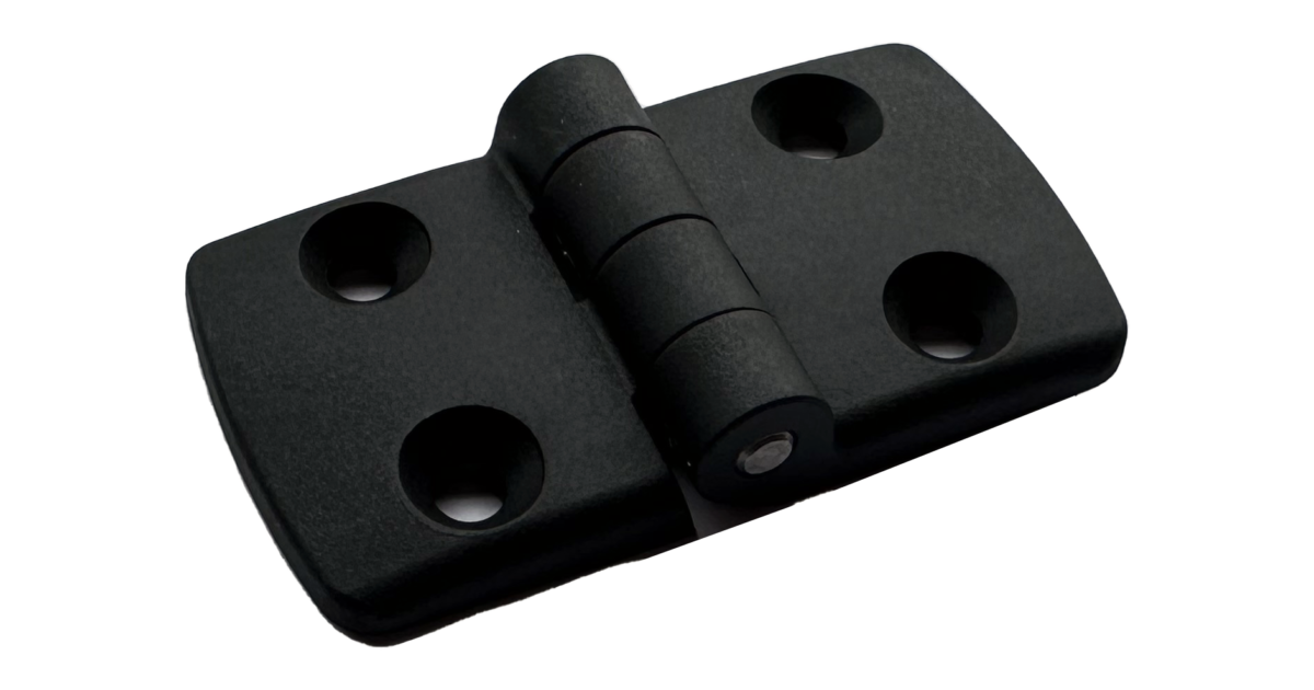 Free turning hinge nylon black | Rioned